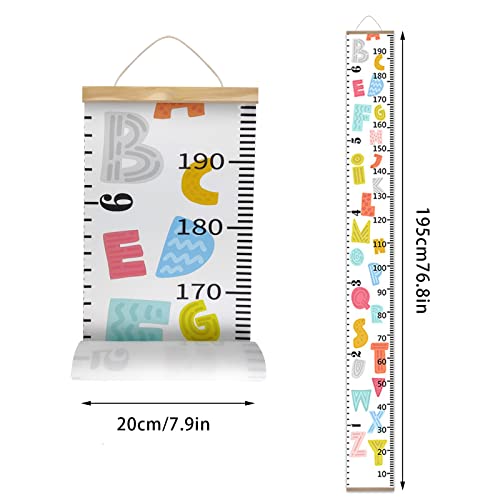 Snapklik.com : Growth Chart For Kids, Wall Sticker Removable Height Measure Chart Portable ...