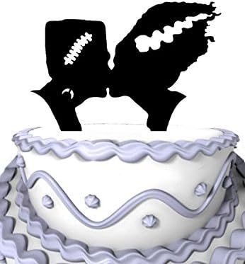 Amazon.com: Meijiafei Halloween Monster Cake Toppe Wedding Cake Topper ...