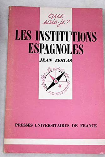 Amazon.com: Les Institutions Espagnoles: Jean Testas: Books