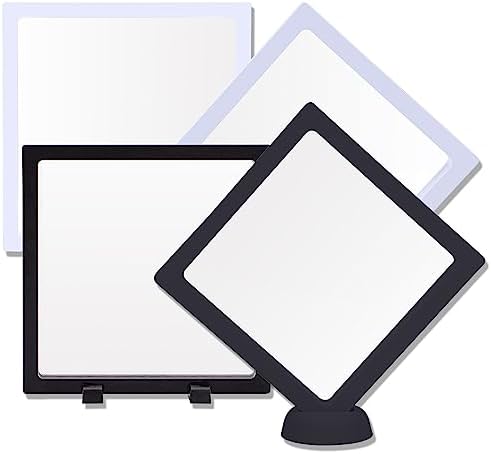 Amazon.com: 6 Pcs 3d Floating Frame, Large Size Floating Display Case, Visualize Transparent PE ...