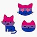 Amazon.com: Leyland Designs Bi Cats/Bisexual Pride Cat Stickers Pride ...