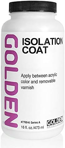 Amazon.com: Golden Artist Colors Isolation Coat, to Unify and Protect ...