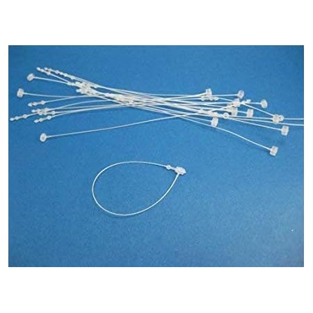 Amazon.com : 3Inch 2000 Pcs Plastic Fastener Hang Tag Clear Snap Lock ...