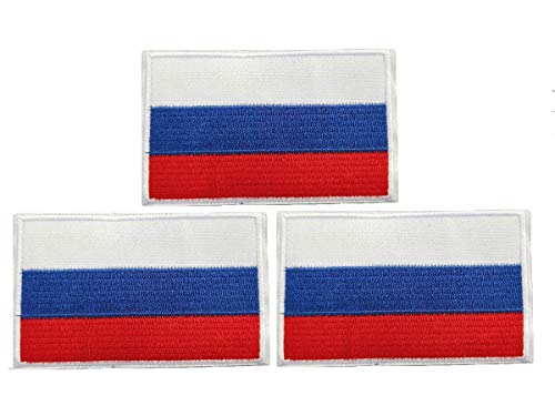 Snapklik.com : 3Pack Russia Flag Patch Russian Flags Patchs, Russia Tactical Flag Embroidery ...