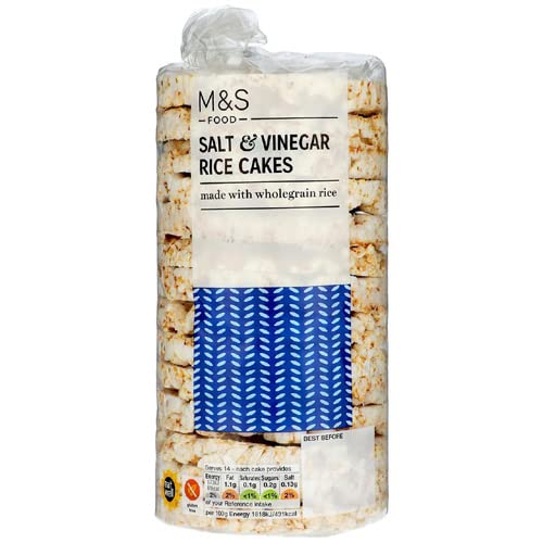 Amazon.com: Marks and Spencer Salt & Vinegar Rice Cakes 133g : Grocery ...