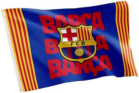 Amazon.com : Desert Cactus FC Barcelona Flag Barça Barca Football ...