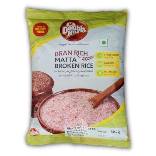 Double Horse Bran Rich Matta Broken Rice - 500 gram | Podiyari : Amazon ...