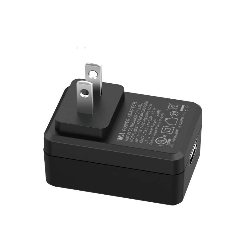 Amazon.com: W&t USB Wall Charger 5V 2A Mini AC Power Adapter with ...