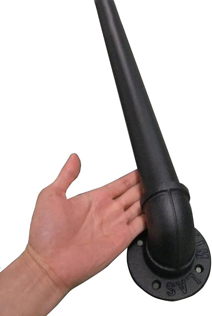 Amazon.com: Outdoor Grab Rail, Metal Wrought Iron Safety Hand Rail with ...