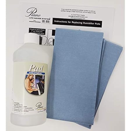 Amazon.com: Dampp Chaser Piano Humidifier Pad Treatment 16 Oz Bottle ...