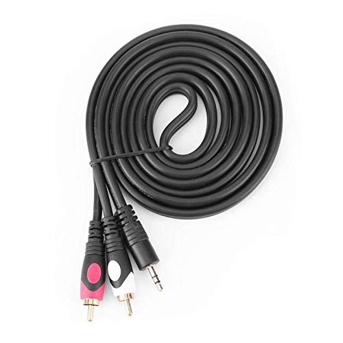 RCA Cable Jack 35 mm to 2 RCA Audio Cable AUX Splitter 35mm Stereo Male ...
