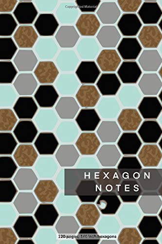 Amazon.co.jp: Hexagon Notes: 120 pages Hexagonal notebook paper Content ...