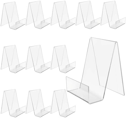 Amazon.com: GBACHOOSE 12 PCS Small Acrylic Book Display Stands 4×3×3 ...