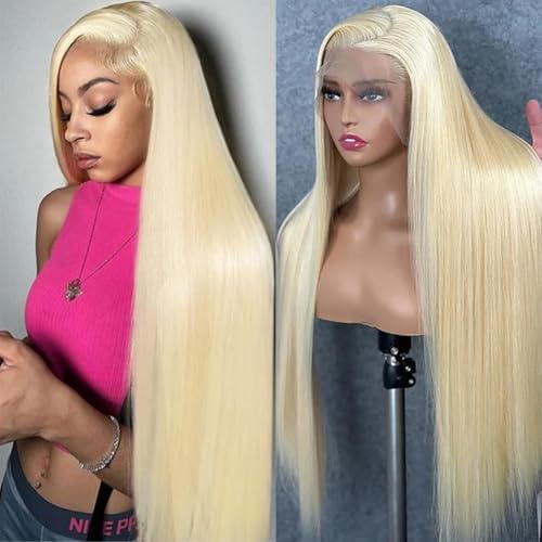 Amazon.com : Tuneful 613 13x6 Lace Front Wig Human Hair 250% Density 30 ...