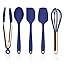 Amazon.com: Cook with Color Silicone Cooking Utensils, 5 Pc Kitchen ...