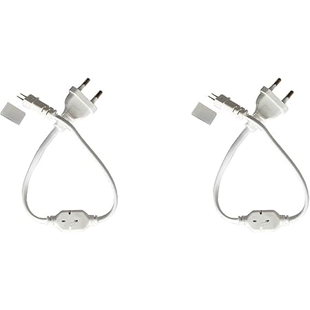 Buy D'Mak LED Rope Light Waterproof 2 pin Connector Adapter with 6 mm ...