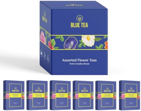 Amazon.com: BLUE TEA - Chamomile Assortment Tea Gift | 6 Flavors Flower ...