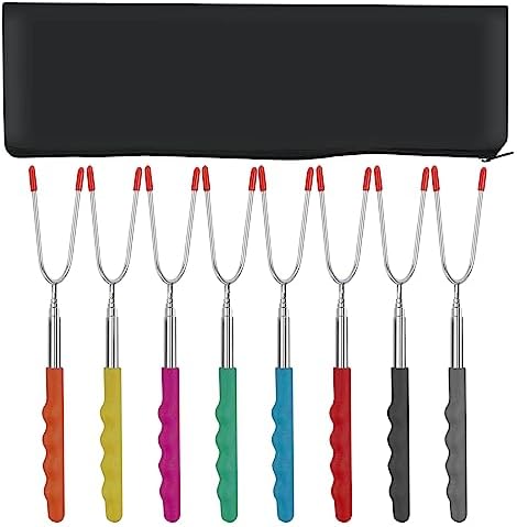 8 PCS Marshmallow Toasting Forks, Barbecue Forks Marshmallow Roasting ...