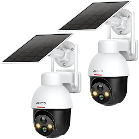 Amazon.com : ZUMIMALL Security Cameras Wireless Outdoor - 2 Packs, 360 ...