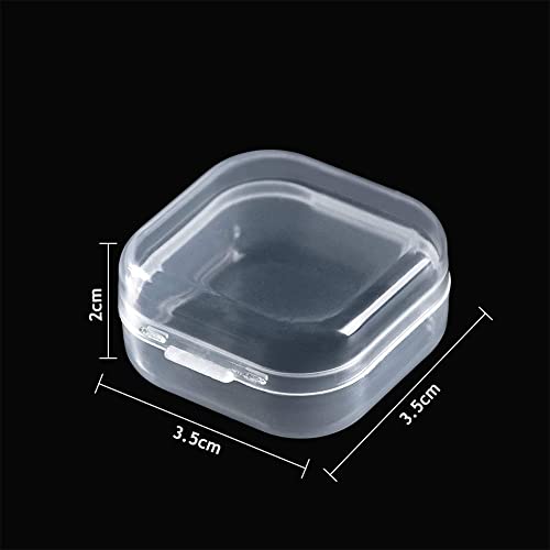 Mini Storage Boxes, Small Box, Transparent, Small Box, Plastic, 15 ...