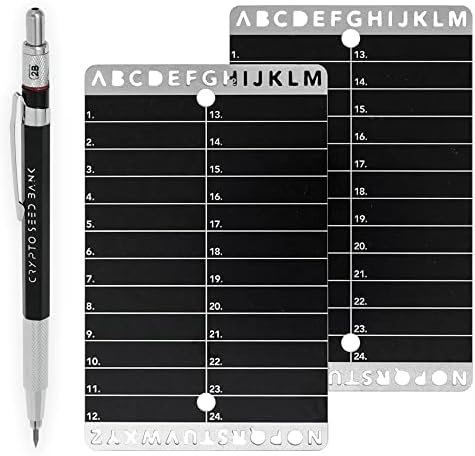 Crypto Seed Bank Plus - 2x Steel Plates for Crypto Seed Phrase Storage ...