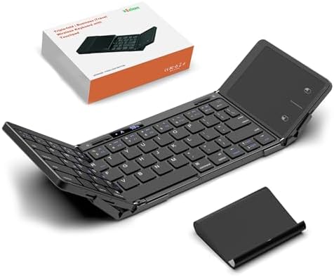 Amazon.com: Eelexa Foldable Travel Keyboard Wireless Portable Folding ...