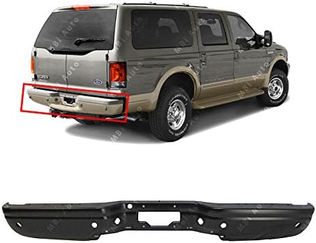 Amazon.com: MBI AUTO - Primered, Steel Rear Bumper Face Bar Shell for ...