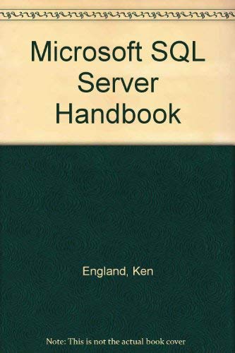 Microsoft SQL Server Handbook: Buy Online at Best Price in Egypt - Souq is now Amazon.eg