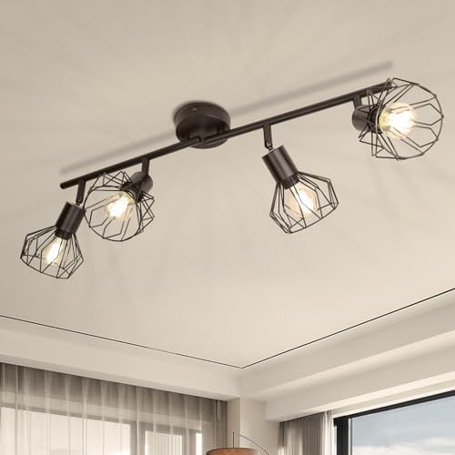 CANMEIJIA Spotlights Ceiling Lights for Kitchen, Black Spot Light ...