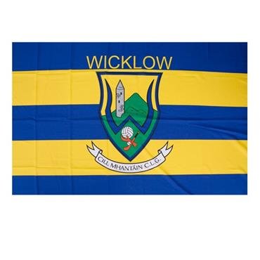 WICKLOW OFFICIAL IRELAND GAA crest COUNTY FLAG 152cm x91cm very limited ...