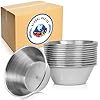 Amazon.com | GLOBAL BASICS Stainless Steel Condiment Cups | 12 Round ...