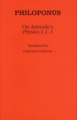 On Aristotle's "Physics 1.1-3" (Ancient Commentators on Aristotle ...