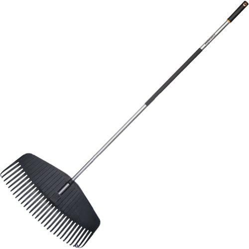 Amazon.com : Fiskars Ergonomic Rake for Lawn and Leaves, 29 prongs ...