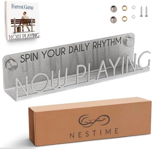 Amazon.com: Ammonite Light up Now Playing Vinyl Record Stand Wall Mount ...