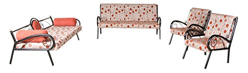 Mehidpurwala Maharaja Five Seater Sofa Set 3-1-1 (Multicolour) : Amazon ...