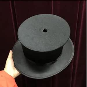 Amazon.com: MOMOMAGE Magicians Top Hat with Hole Magic Tricks Stage ...
