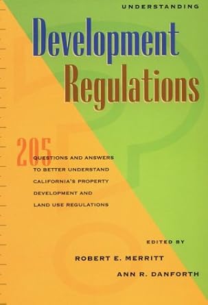 Understanding Development Regulations: Merritt, Robert E., Danforth ...