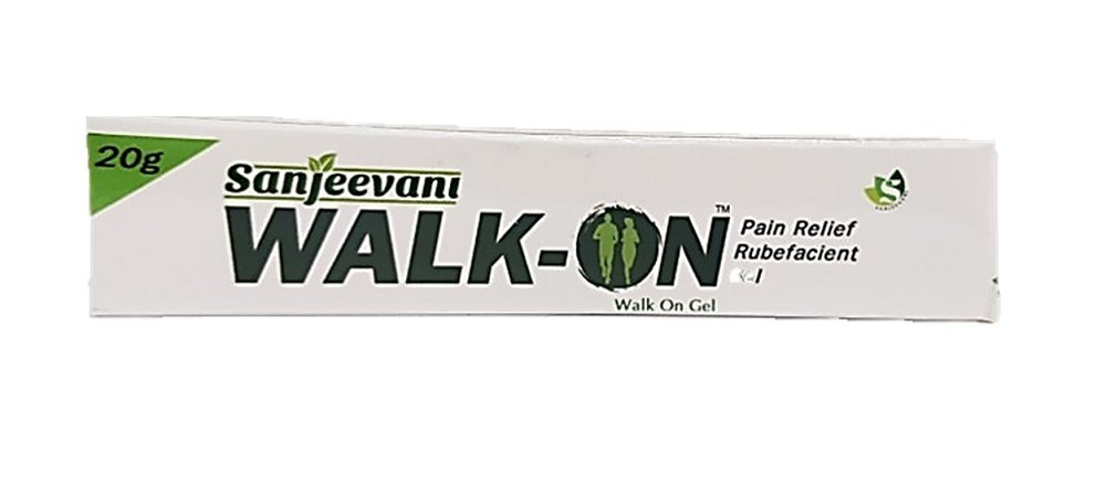 Buy Sanjeevani Walk On Pain Relief Rubefacient Gel-20grams (Pack of 2 ...