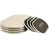 Amazon.com: Super Sliders Multi-Pack Oval Reusable Furniture Sliders ...