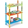 Amazon.com: Costzon Crayon Themed 3 Tiers Kids Book Shelf Open Shelf ...