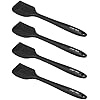 Amazon.com: 8 Inch Silicone Spatula Set, Food Grade High Temperature ...