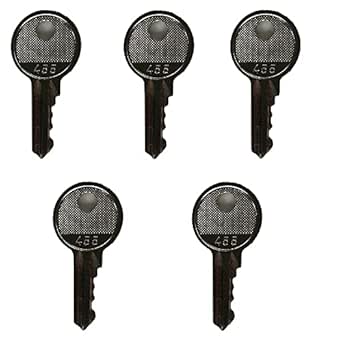 Amazon.com: 5 Pcs Replacement Scissor Lift Ignition Keys 455 Key 104466 ...