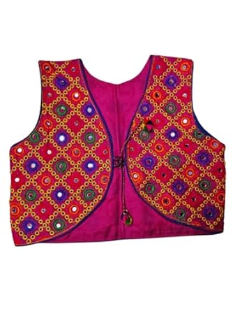 Buy Traditional Rajasthani Embroidered Handmade Work Cotton Jacket for ...