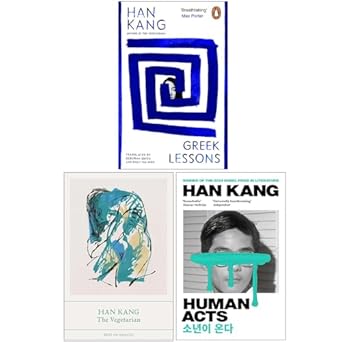 Han Kang Collection 3 Books Set (Greek Lessons, The Vegetarian & Human ...