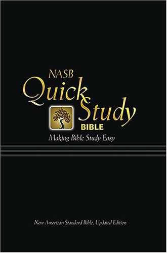 Quick Study Bible: New American Standard Bible, World's Visual ...