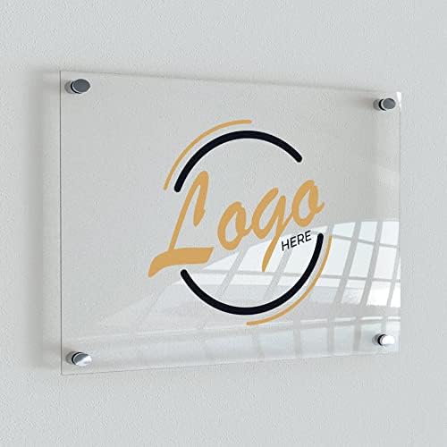 Amazon.com : Personalized Acrylic Business Logo Sign | Custom Acrylic ...