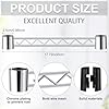 Amazon.com: Blulu 2 Pack 18'' Wire Shelving Accessories Wire Closet ...