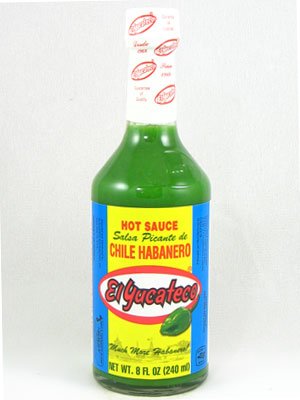 Amazon.com : El Yucateco Green Habanero Sauce 8 oz (Pack of 6 ...