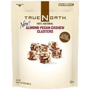Amazon.com : True North 100% Almond Pecan Cashew Cluster 24 Oz (Pack of ...