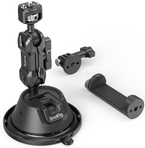 Amazon.com: SMALLRIG Suction Cup Mount for Gopro with Anti-Twist Pin ...